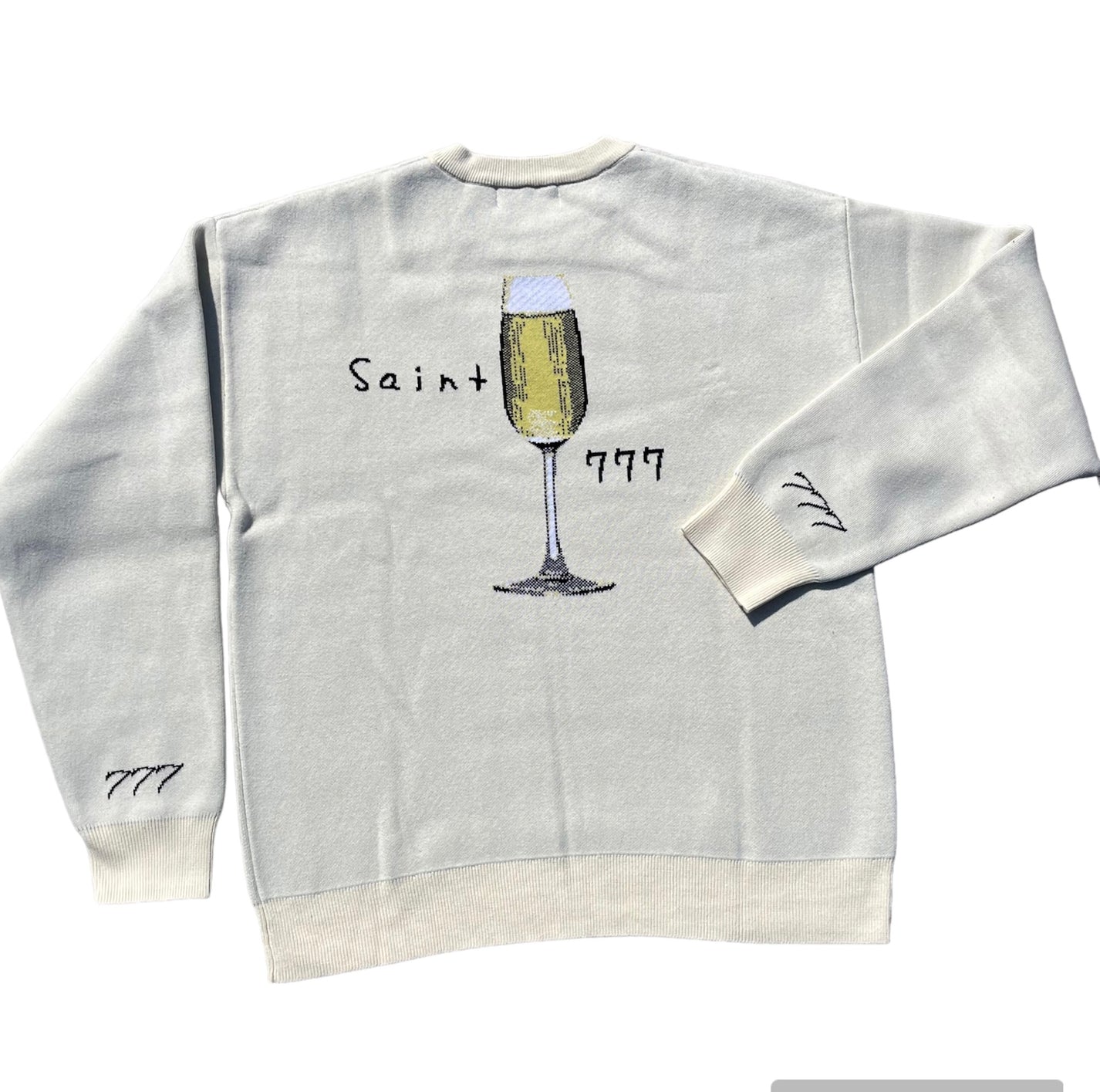 (PRE-ORDER) Champagne Knit Sweater – Saint 777
